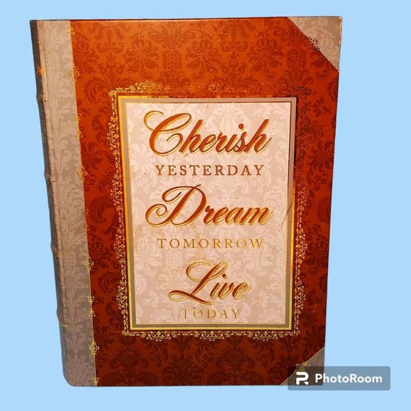 Punch Studio | Accents | Punch Studio Stash Book Box Gold Filigree ...